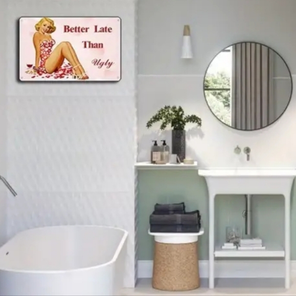 Wall Decor | New 8x12 Metal Pin Up Girl Sign | Poshmark